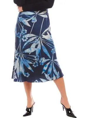 KAREN KANE Karen Kane Bias Cut Midi Skirt