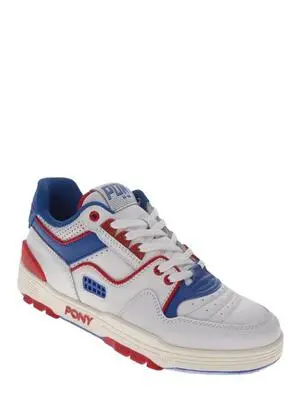 PONY M100 Low Archive Sneakers - Snow White/royal/red