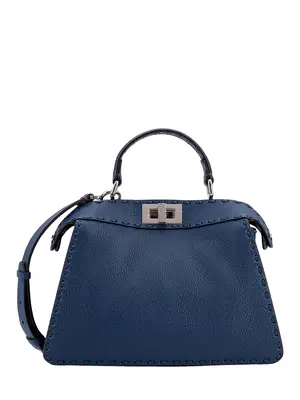 Fendi Fendi Peekaboo ISeeU Small Handbag Blue