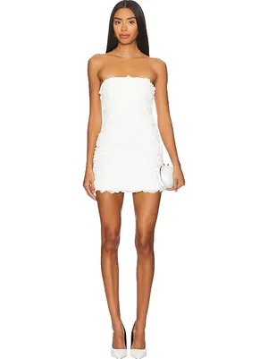 LOVERS AND FRIENDS Lucia Mini Dress - White