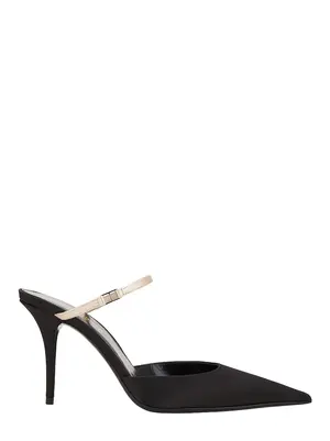 Saint Laurent Killer Mule - Nero & Partridge Pink