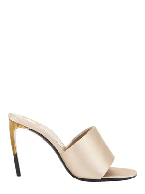 Saint Laurent Bridget Mule - Partridge Pink