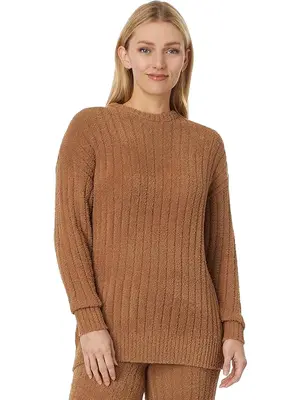 UGG UGG Ribbed Crewneck Pullover Sweater Brown