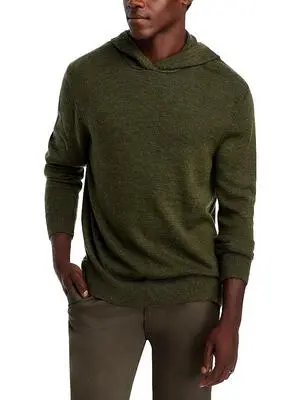 ALEX CRANE Campo Wool Sweater Hoodie Pine