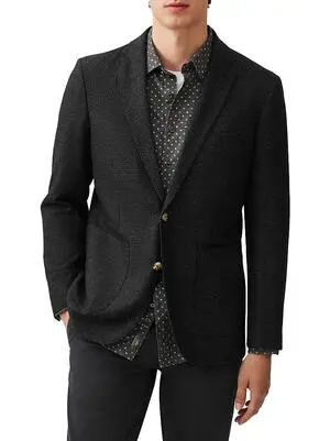 Rodd & Gunn Thorton Slim Sports Fit Wool Blazer - Charcoal