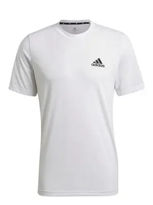 Adidas Aeroready Designed To Move Feelready Sport Tee - White / Black