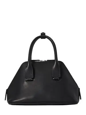 THE ROW THE ROW Mini Devon Top Handle Bag Black