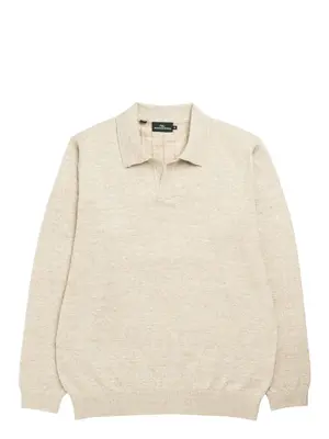Rodd & Gunn Rodd & Gunn Fortrose Cotton Polo Sweater Natural