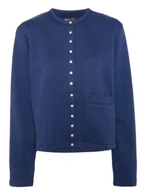 AGNÈS B. Cotton Cardigan - Blue