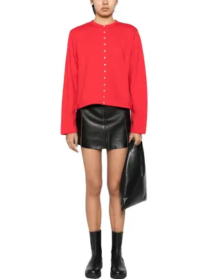 AGNÈS B. Press-stud Fastening Jacket - Red