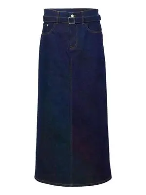 Proenza Schouler Calder Denim Maxi Skirt - Blue