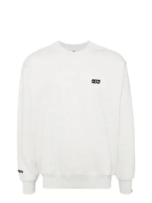 AAPE BY *A BATHING APE® Logo-patched Sweatshirt - Grey