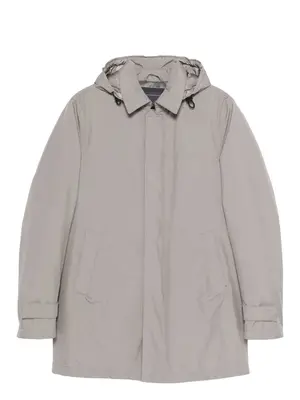 Herno Detachable Hood Padded Jacket - Grey