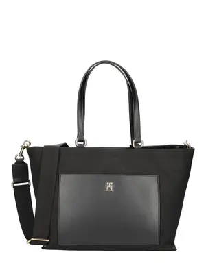 Tommy Hilfiger Logo Tote Bag - Black