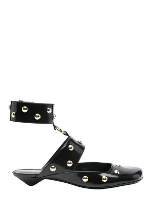 Chloé Jade Studded Leather Sandals - Black