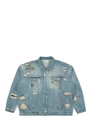 VETEMENTS VETEMENTS Ripped-Detailing Denim Jacket