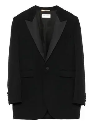 Saint Laurent Tuxedo Blazer - Black