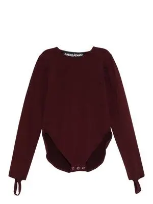 ANDREADAMO Logo-Patch Bodysuit