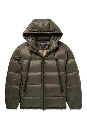 FRIZMWORKS Altavia Slim-fit Quilted Down Jacket - Brown