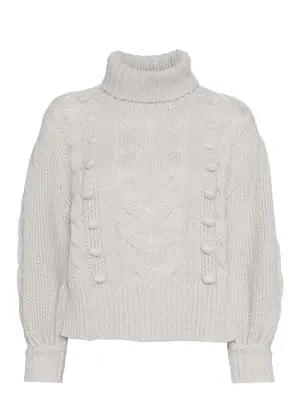 ONEFIFTEEN Cable-knitted Jumper - Grey