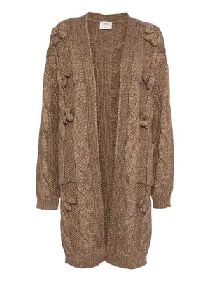 ONEFIFTEEN Onefifteen Cable Knit Cardigan-coat