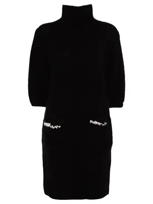 ONEFIFTEEN Chunky-knit Dress - Black