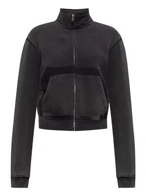 Alexander Wang Cropped Cotton Jacket - Black