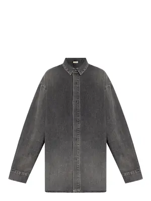 Fear Of God Vented Denim Shirt - Black