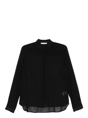 Kristensen Du Nord Semi-sheer Shirt - Black