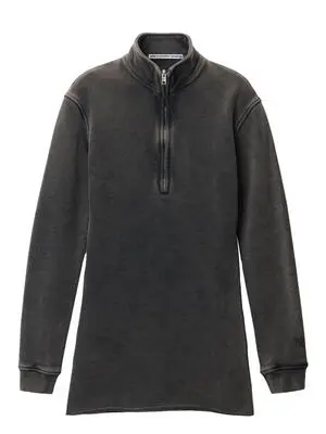 Alexander Wang Half-zip Mini Dress - Grey