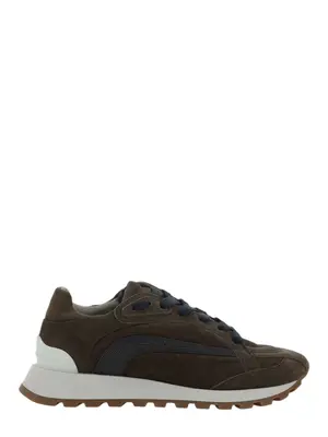 Brunello Cucinelli Monili-chain Sneakers - Brown