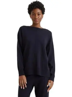 Chinti & Parker Wool-cashmere Relaxed Sweater - Navy