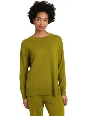Chinti & Parker Wool-cashmere Relaxed Sweater - Olive