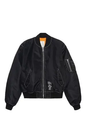 StÜssy Built Reversible Bomber Jacket - Black