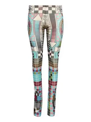 JEAN PAUL GAULTIER Printed Mesh Trousers - Mire Print