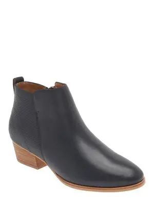 FRANKIE4 Charleston Leather Bootie Dark Navy