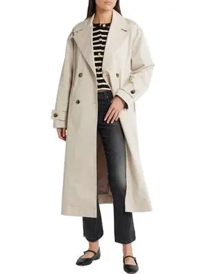 Mango MANGO Angela Water Repellent Trench Coat Light Beige