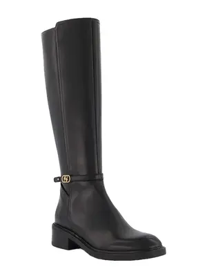Dune London Tia Knee High Boots - Black