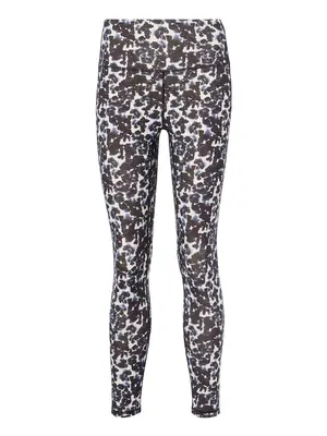 Varley Printed High-rise Leggings - Blue