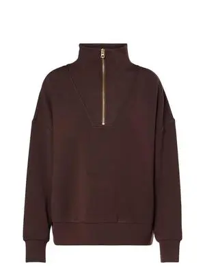 Varley Hawley Half-zip Sweater - Brown