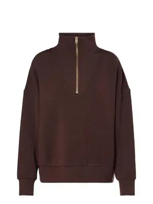 Varley Hawley Half-zip Sweater - Brown