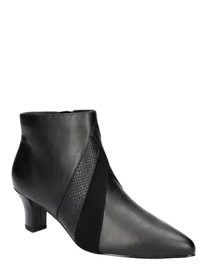 EASY WORKS BY EASY STREET EASY STREET Falcon Pointed Toe Bootie Black