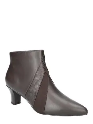 EASY WORKS BY EASY STREET Falcon Pointed Toe Bootie - Brown