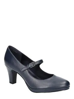 EASY WORKS BY EASY STREET Zest Platform Pumps - Navy