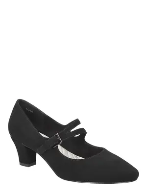 EASY WORKS BY EASY STREET EASY STREET Meryl Mary Jane Pump Black Lamy