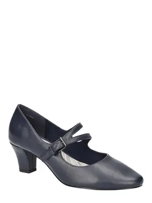 EASY WORKS BY EASY STREET EASY STREET Meryl Mary Jane Pump Navy