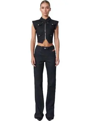 JENDUE Jendue Davidson Denim Vest