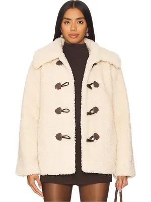 Tularosa Mia Sherpa Coat - Cream