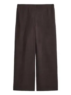 Cos Corduroy Wide-leg Trousers - Brown