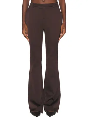 SEROYA Elvira Flare Trouser - Ash Brown